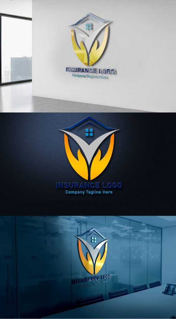 Finance & Insurance Logo Design Free Template – GraphicsFamily