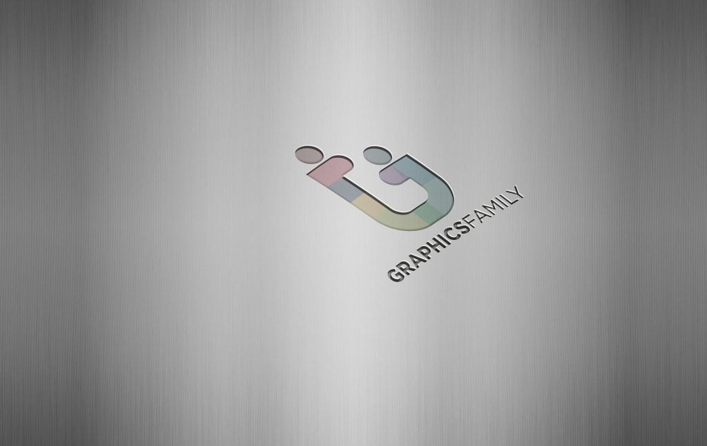 Free Steel Laser Cut PSD Logo Mockup – GraphicsFamily