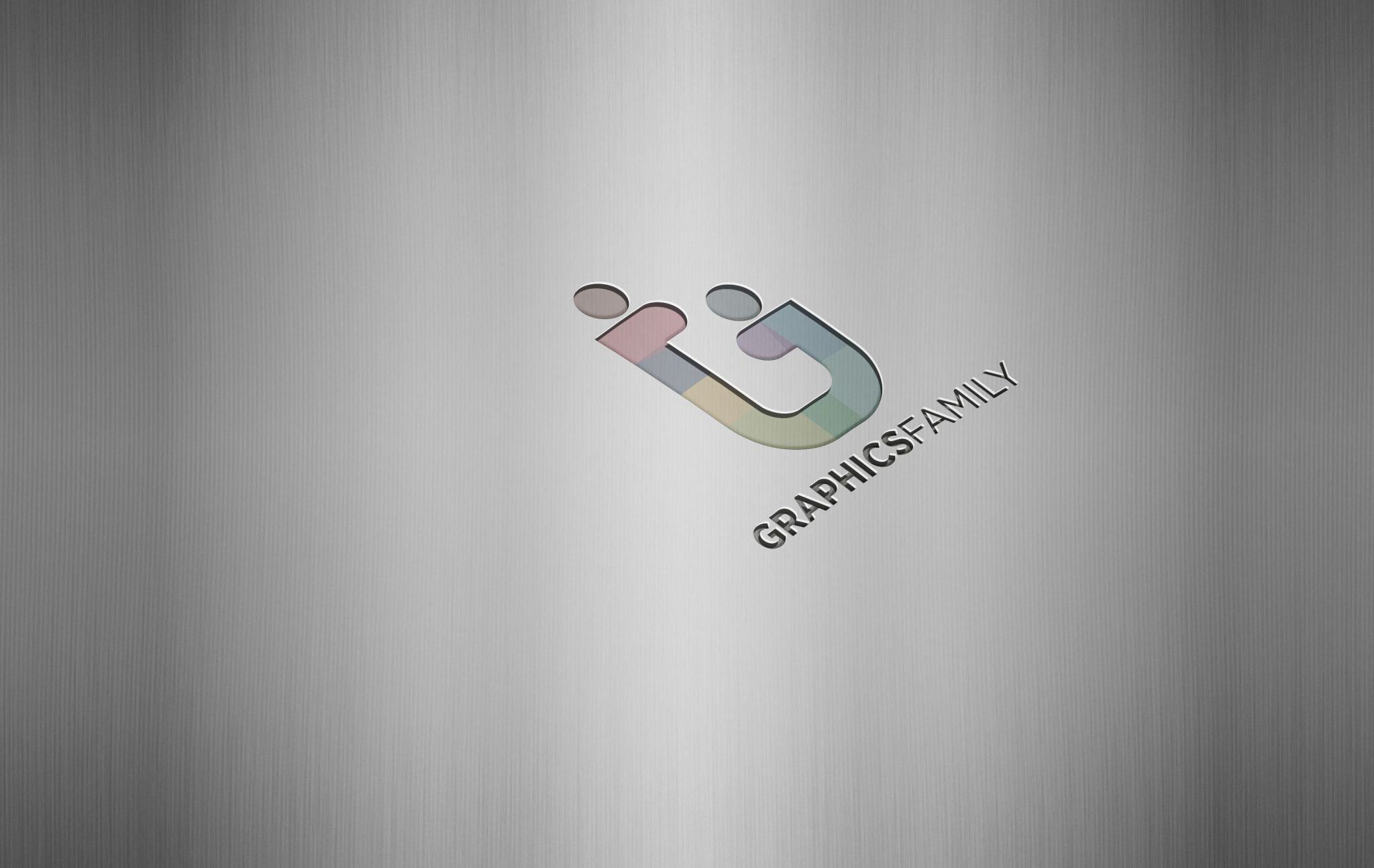 Free Steel Laser Cut PSD Logo Mockup – GraphicsFamily