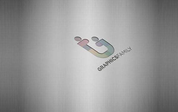 Free Steel Laser Cut PSD Logo Mockup – GraphicsFamily