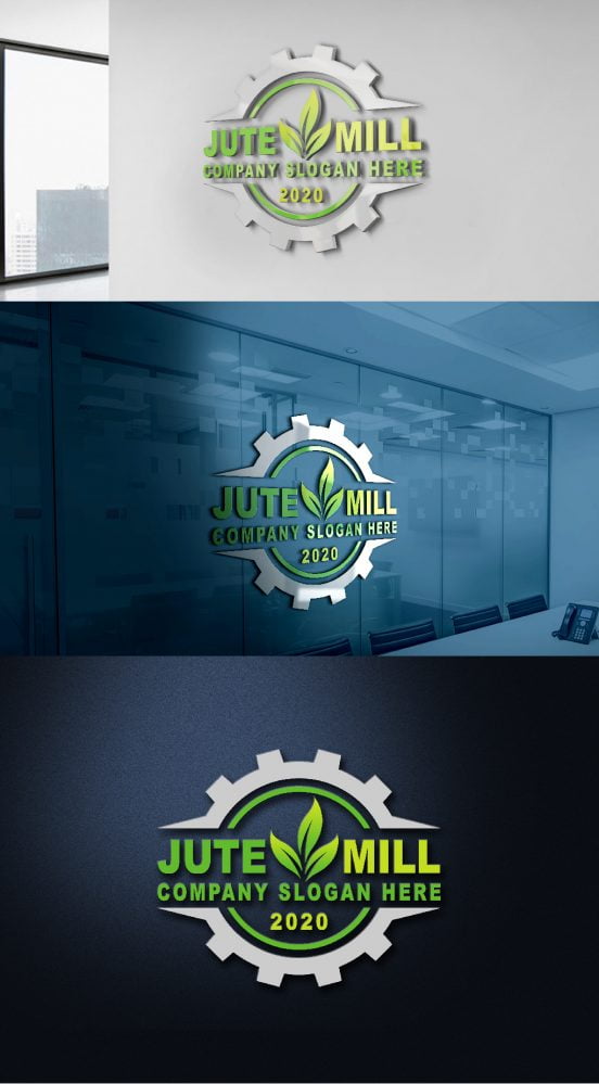 Free Jute Company Logo Template – GraphicsFamily