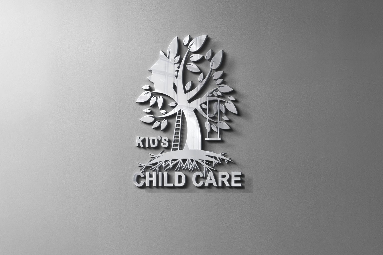 Free Kids Child Care Logo Design – GraphicsFamily