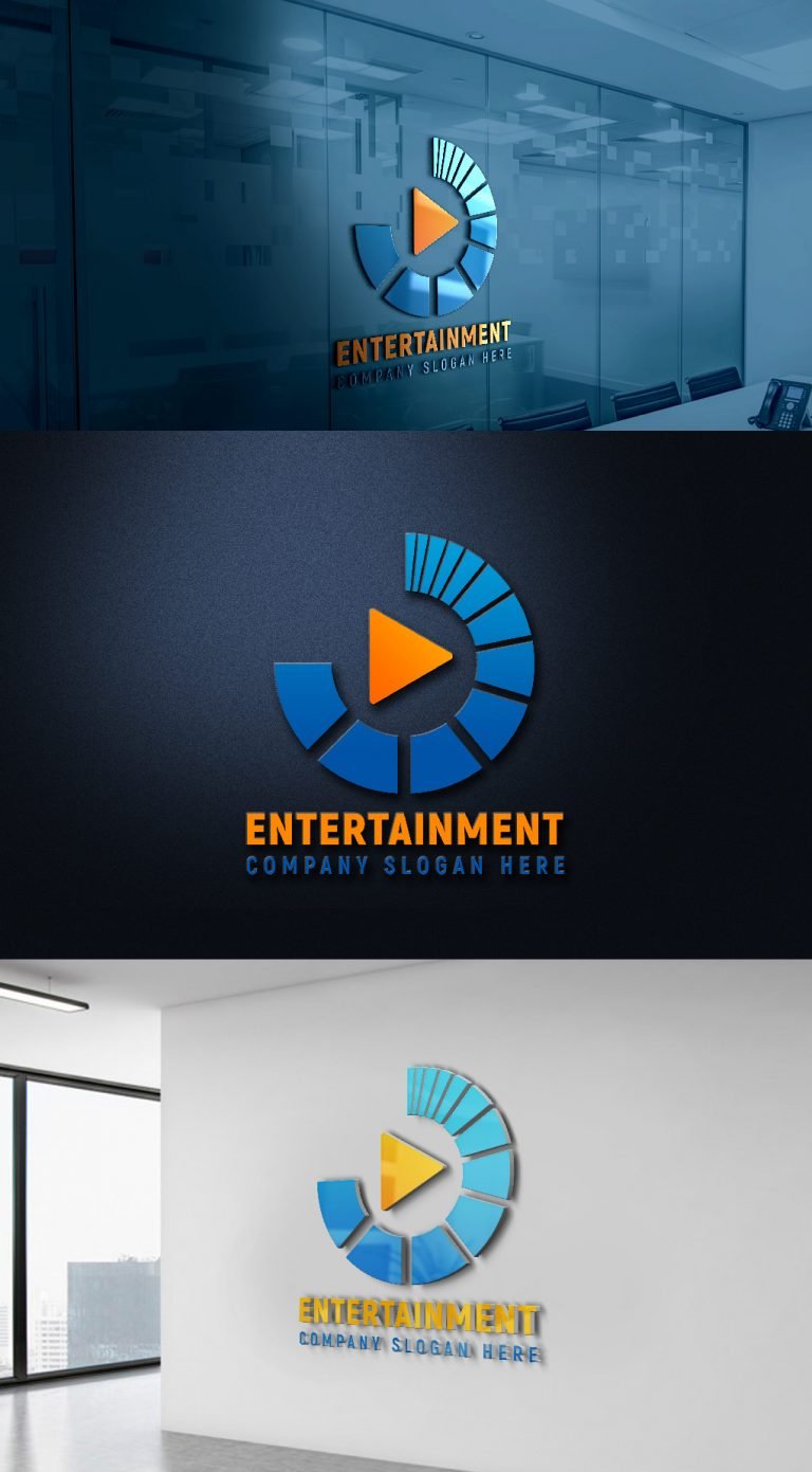 Media Entertainment Logo Design – GraphicsFamily