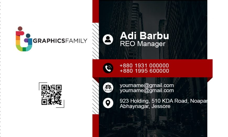 REO Manager Business Card Free Template – GraphicsFamily