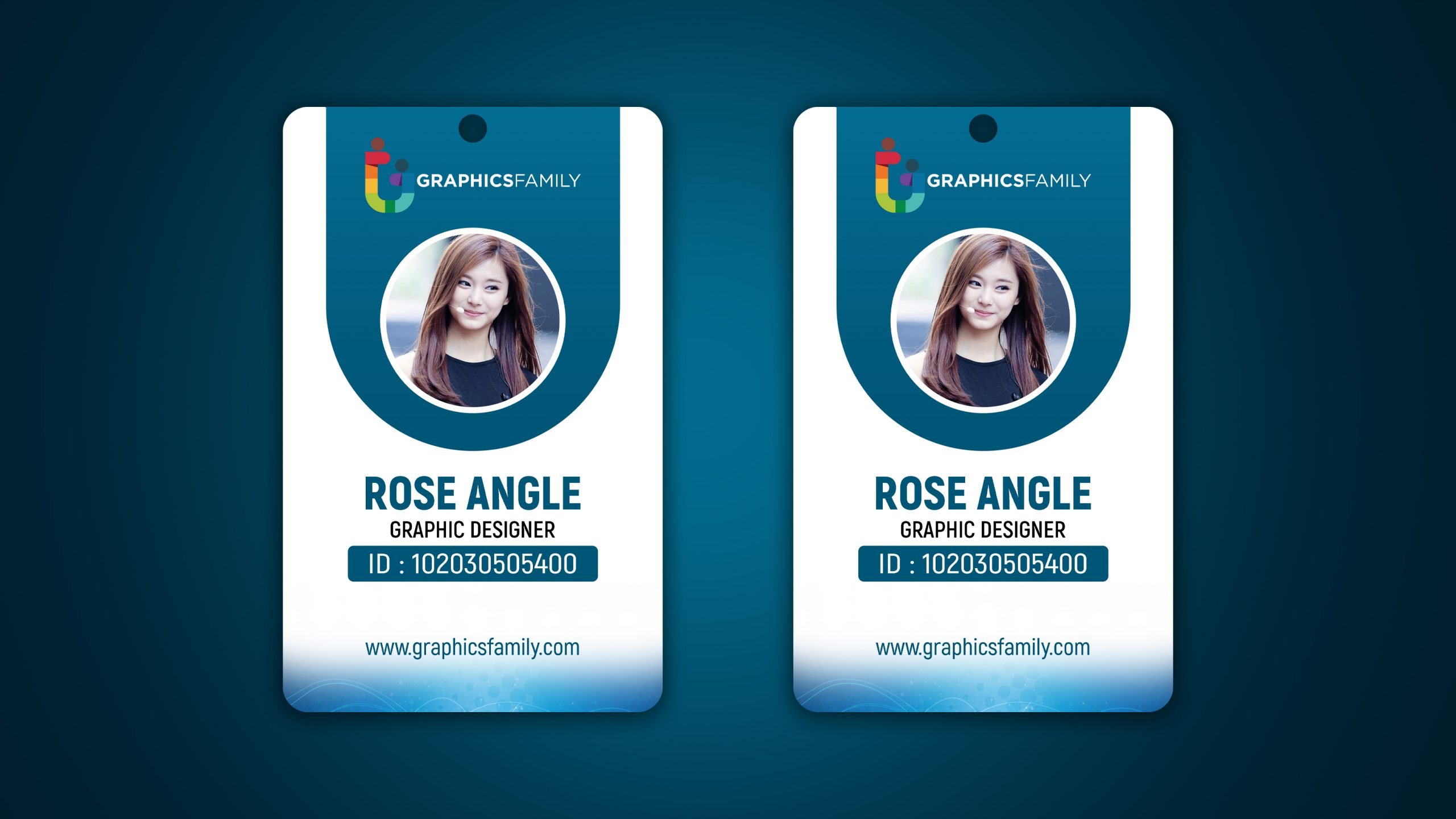 Id Template Psd Free Download Printable Templates