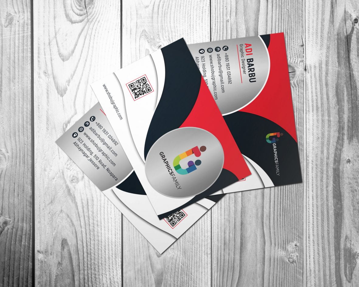 Free PSD Creative Business Card Design – GraphicsFamily