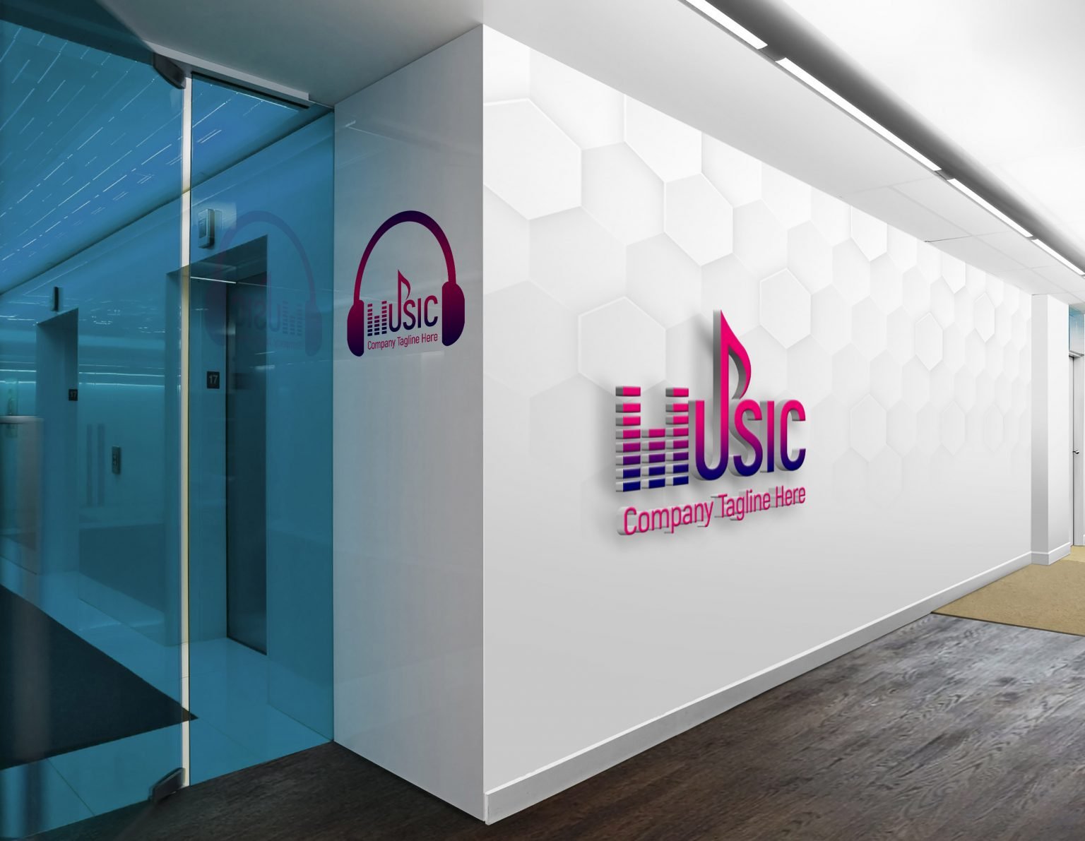 Professional Music Logo Design Free psd Template – GraphicsFamily