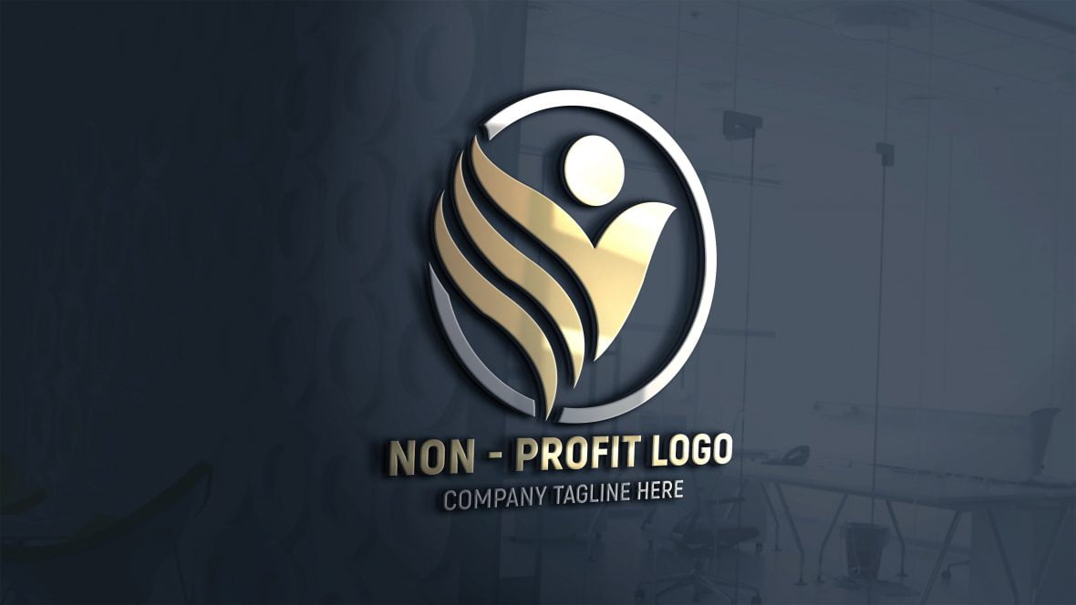Non-Profit Company Logo Design Free psd Template – GraphicsFamily