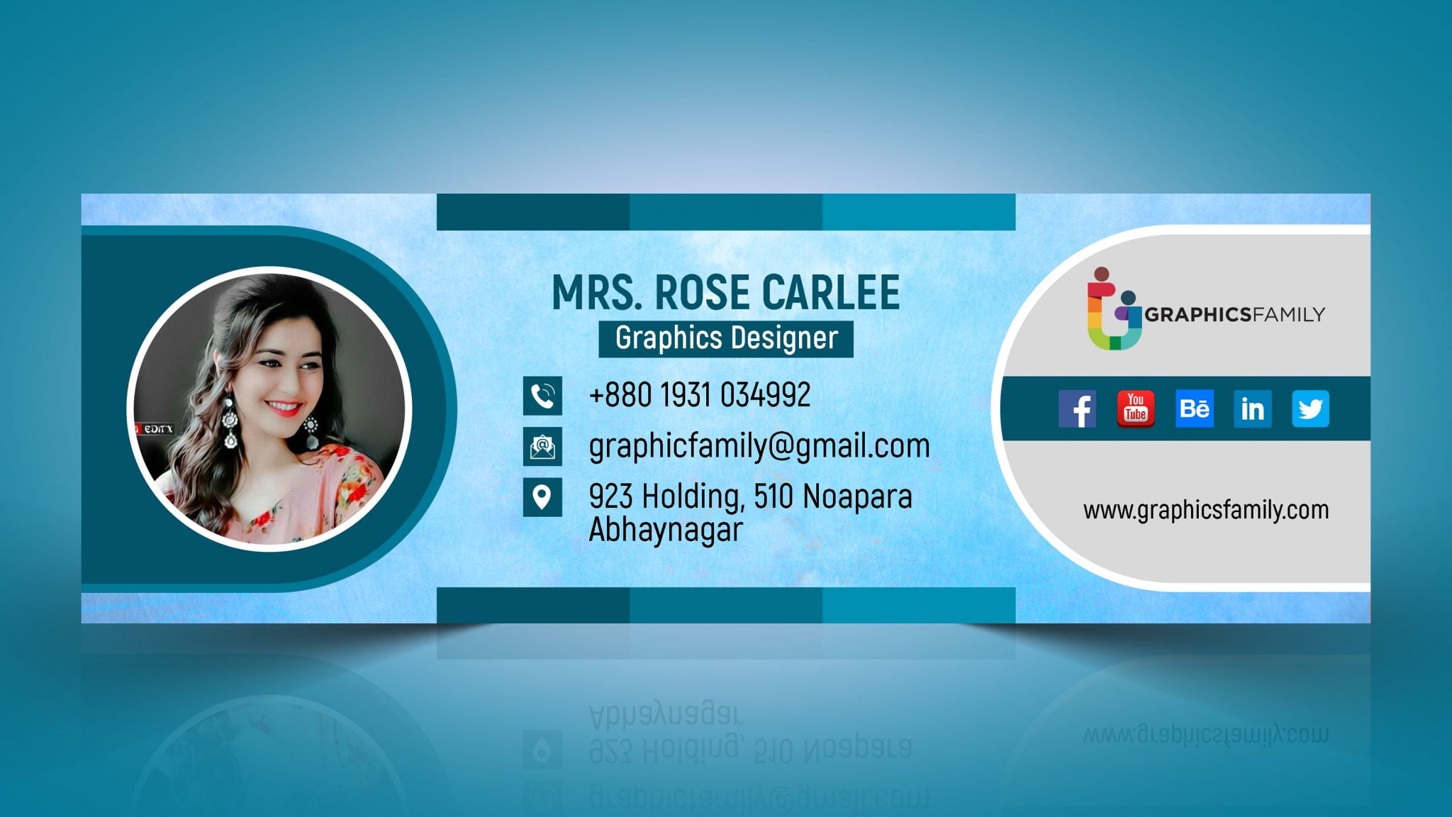 Personal Email Signature Design Free Psd Template – GraphicsFamily