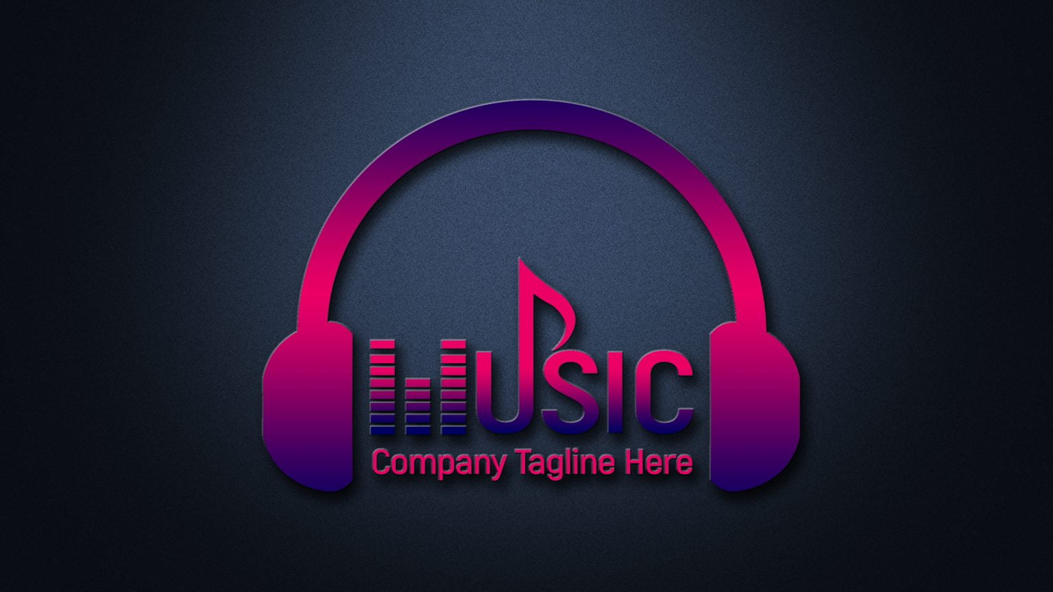 Professional Music Logo Design Free psd Template – GraphicsFamily