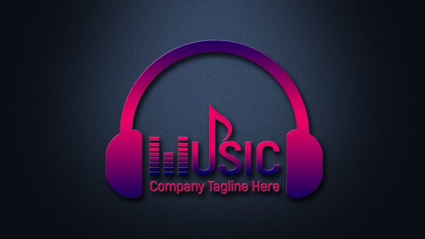 Professional Music Logo Design Free psd Template – GraphicsFamily