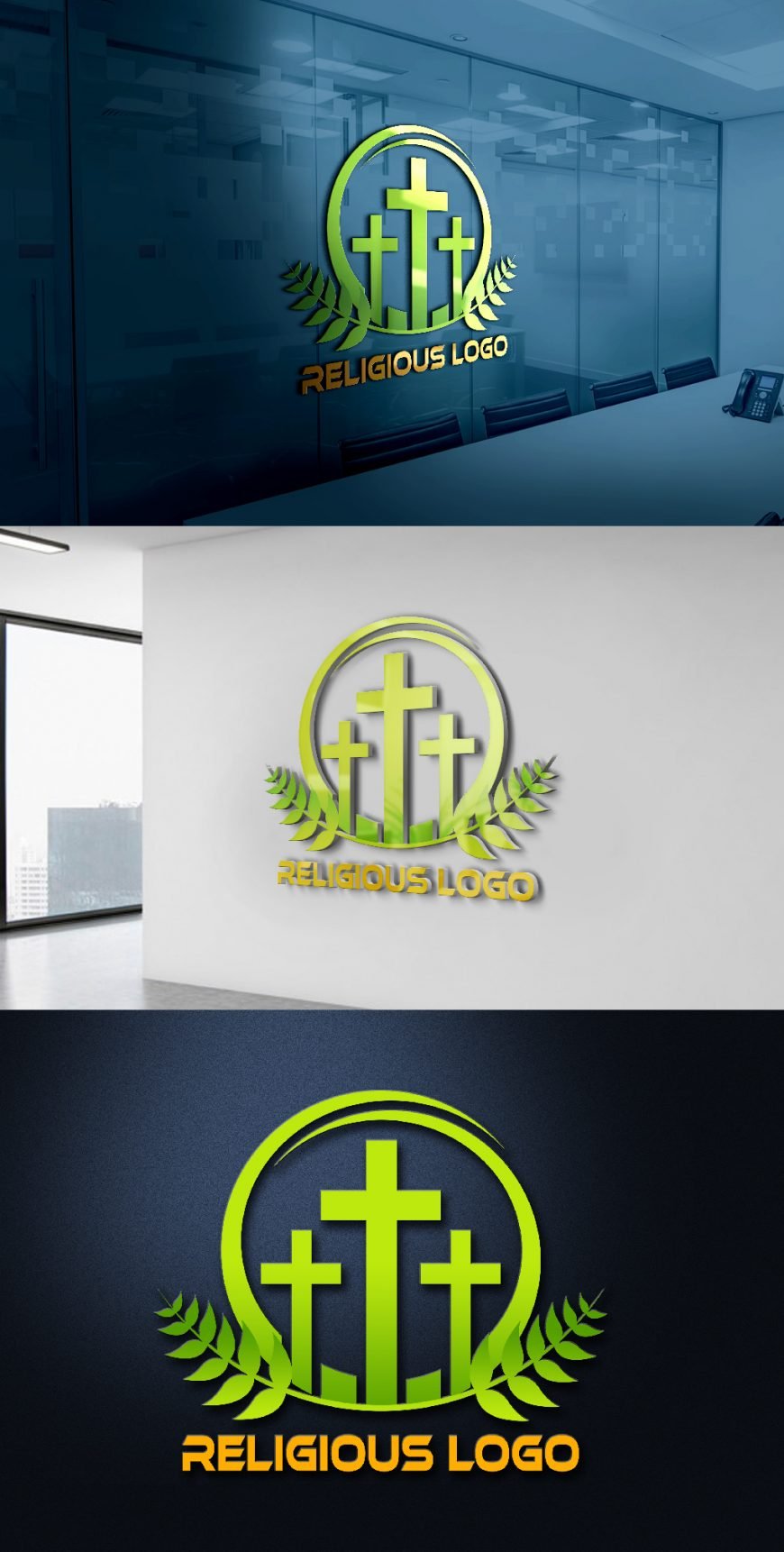 Religious and Spirituality Logo Template Free psd Download – GraphicsFamily