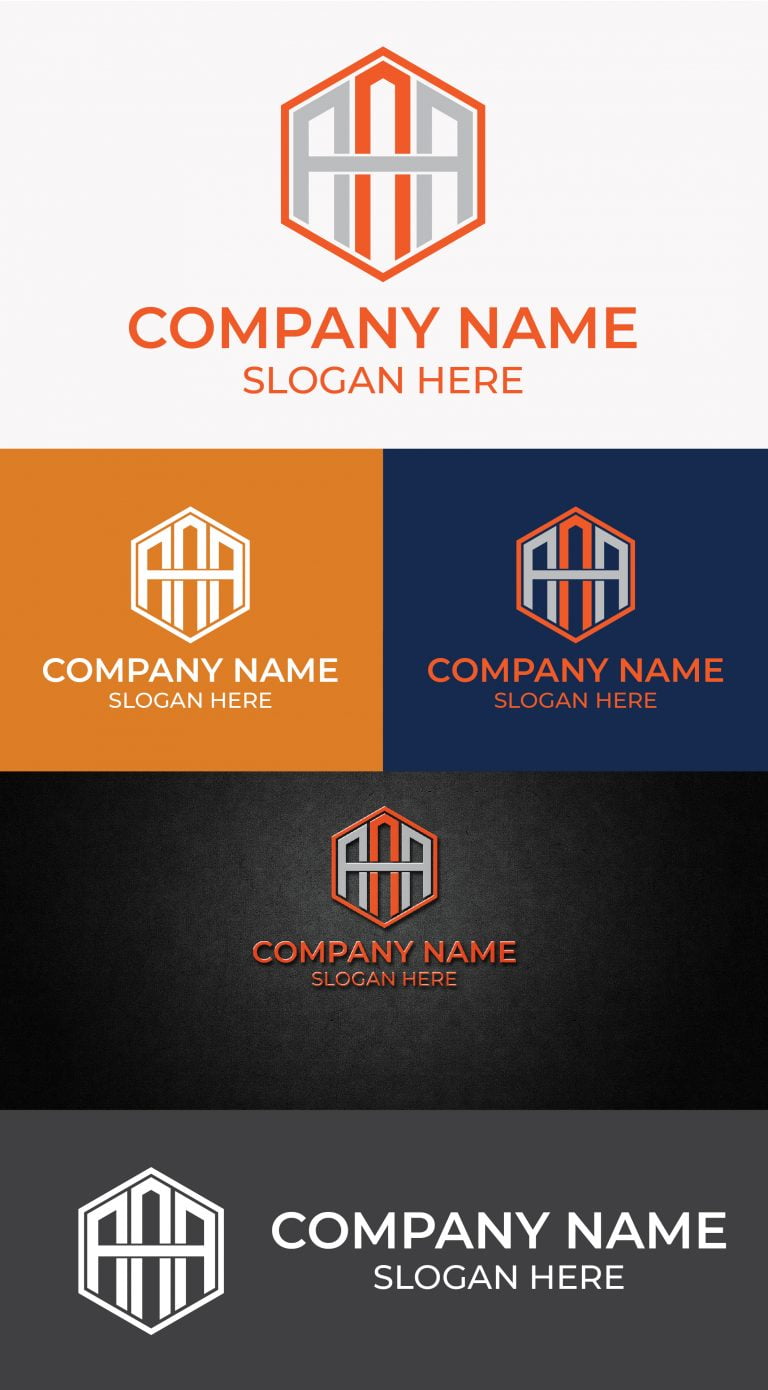 AAA Letter Monogram Free AI Template – GraphicsFamily