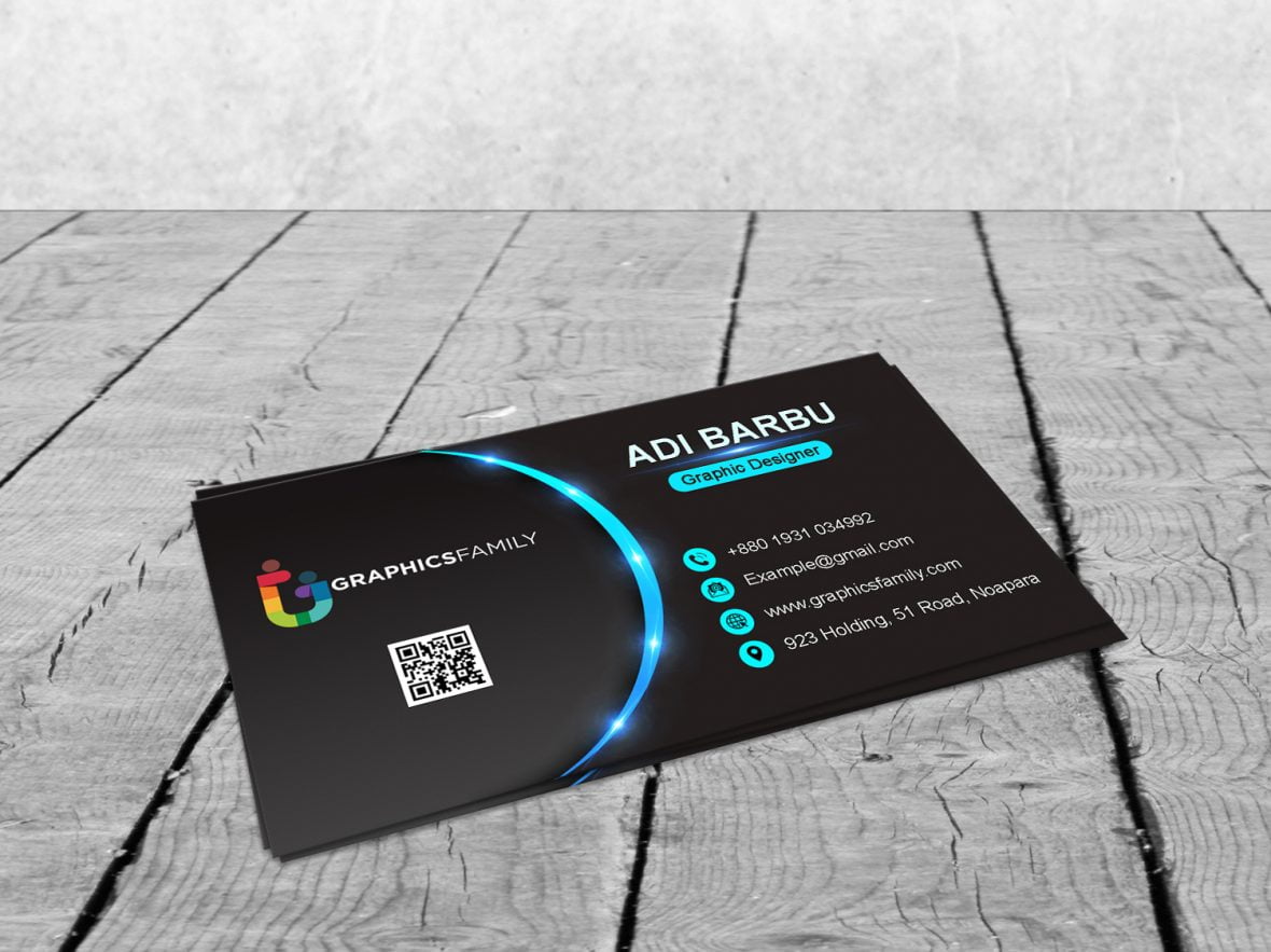 Abstract Business Card Design For Assistant Manager – GraphicsFamily