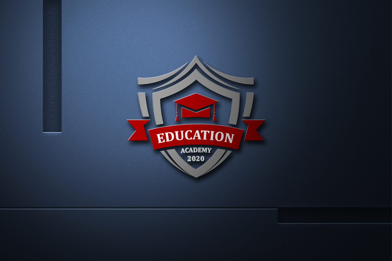 Free Education Academy Logo Template – GraphicsFamily