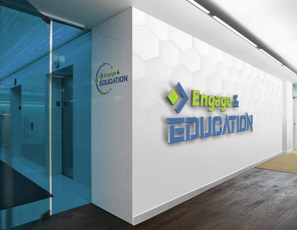Engage in Education Logo Free PSD Template – GraphicsFamily