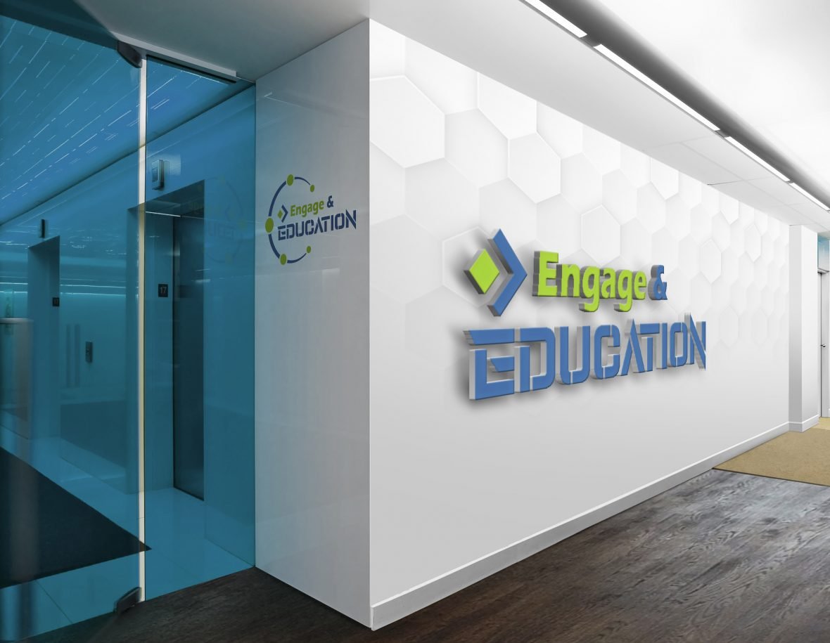 Engage in Education Logo Free PSD Template – GraphicsFamily
