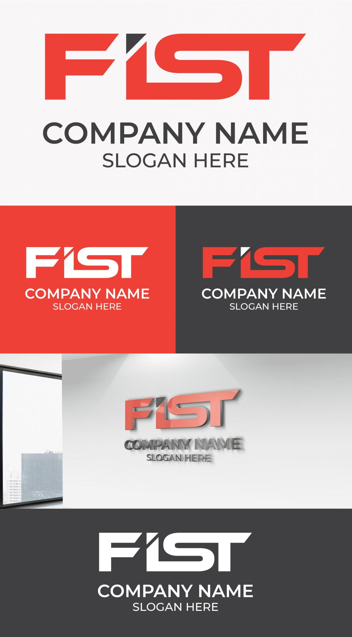 Initial FIST Logo Design Free Ai Download – GraphicsFamily