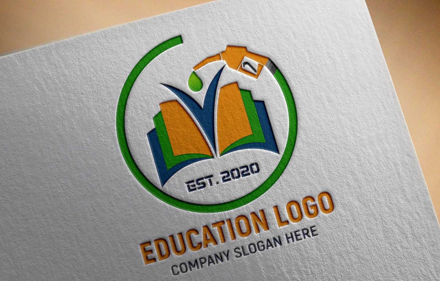 Fueling Education Logo Design Free PSD Template – GraphicsFamily
