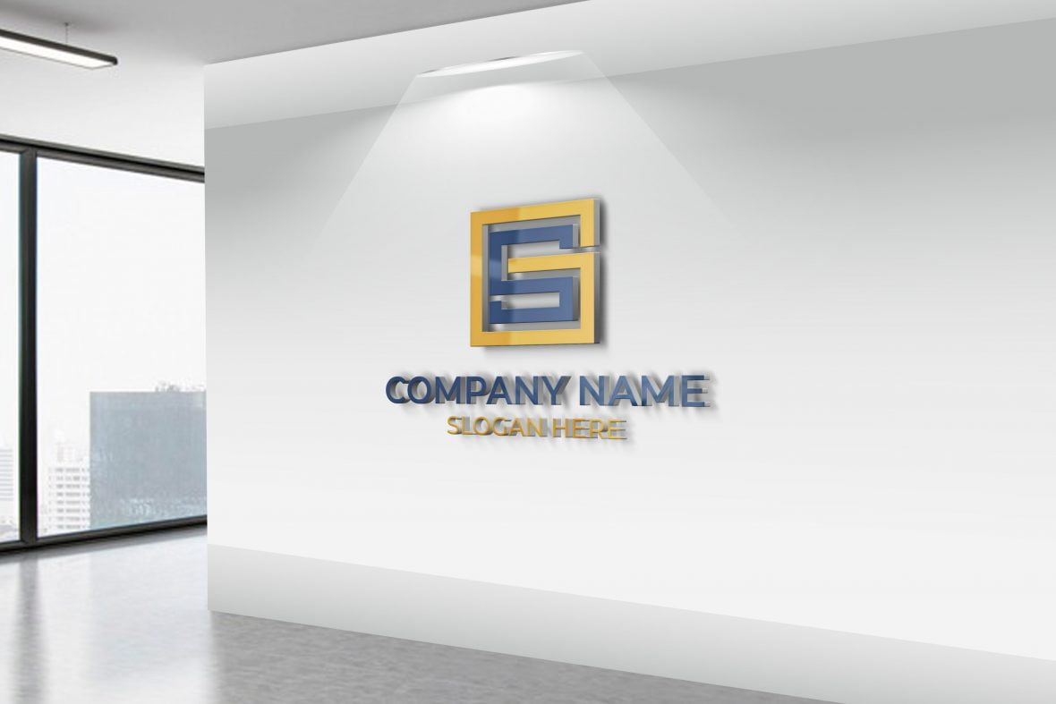 Initial GS Letter Monogram Logo Design Free Template – GraphicsFamily