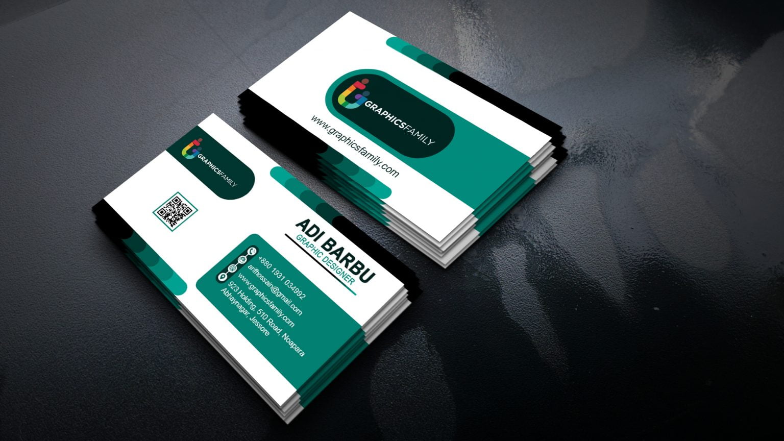 Settlement Manager Modern Business Card Design – GraphicsFamily