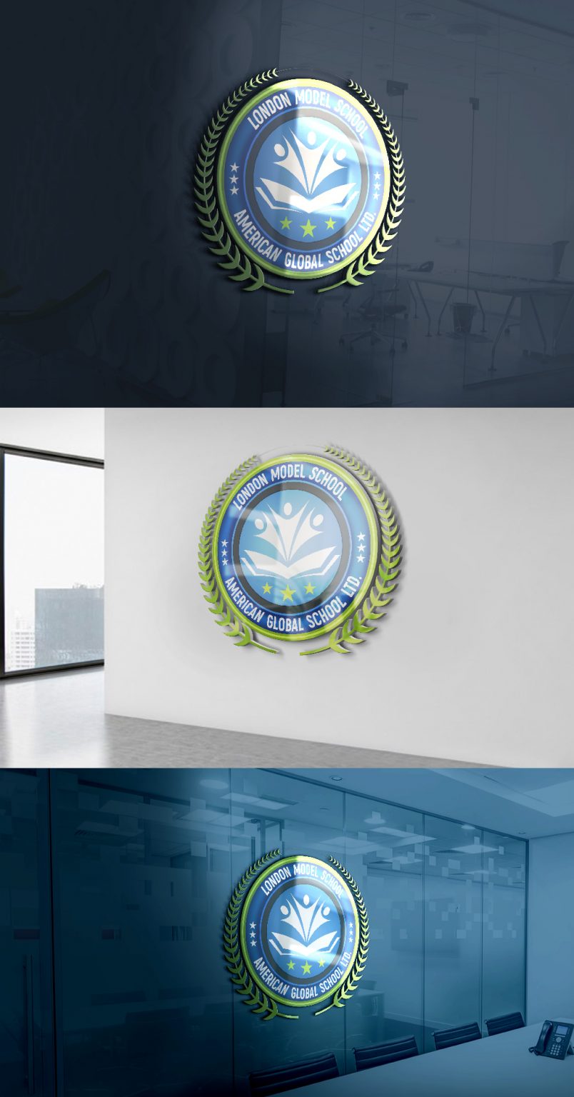 Modern School Logo Design Free PSD Template – GraphicsFamily