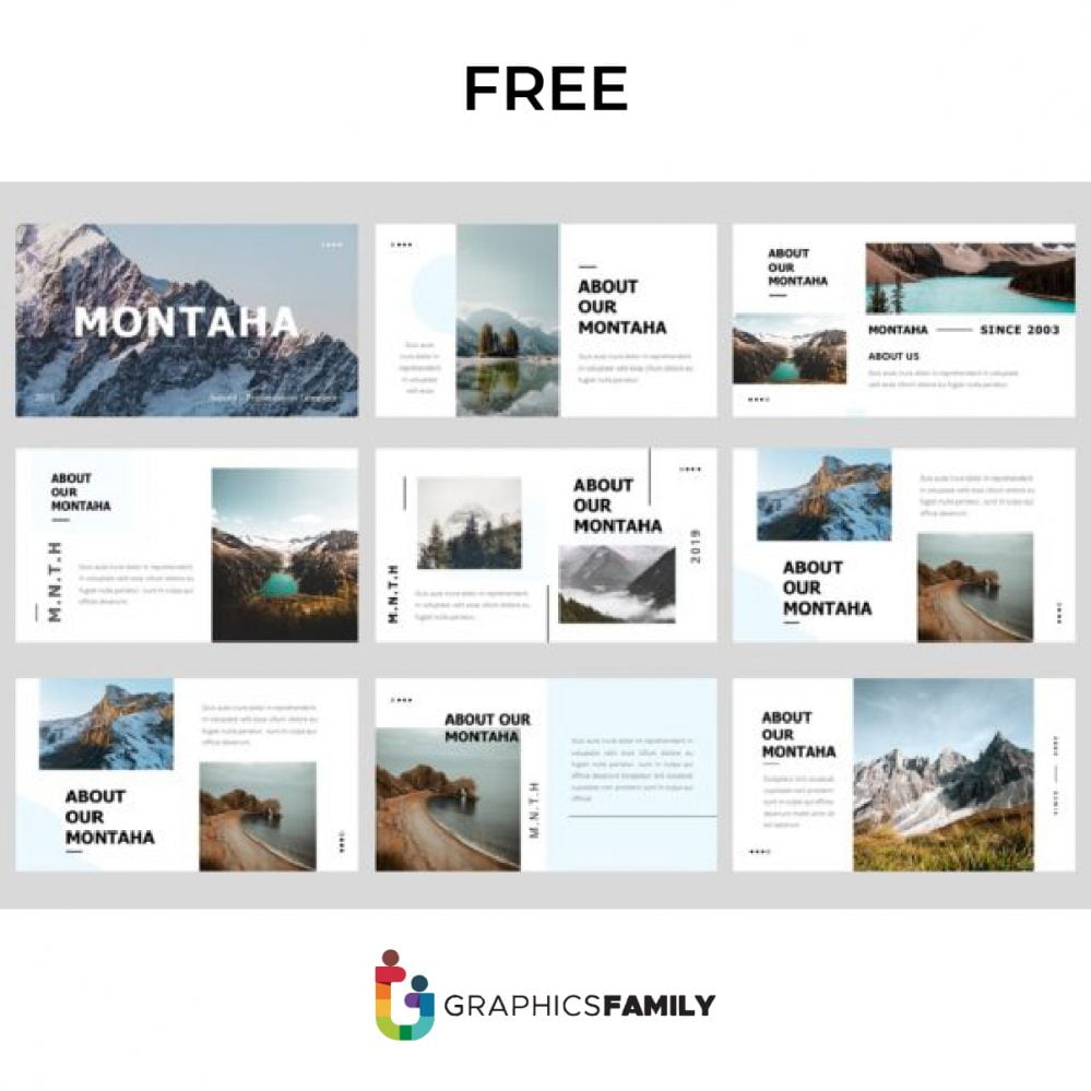 Free Travel And Nature PowerPoint Presentation GraphicsFamily