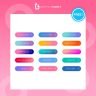 Free Colorful Web Buttons – GraphicsFamily