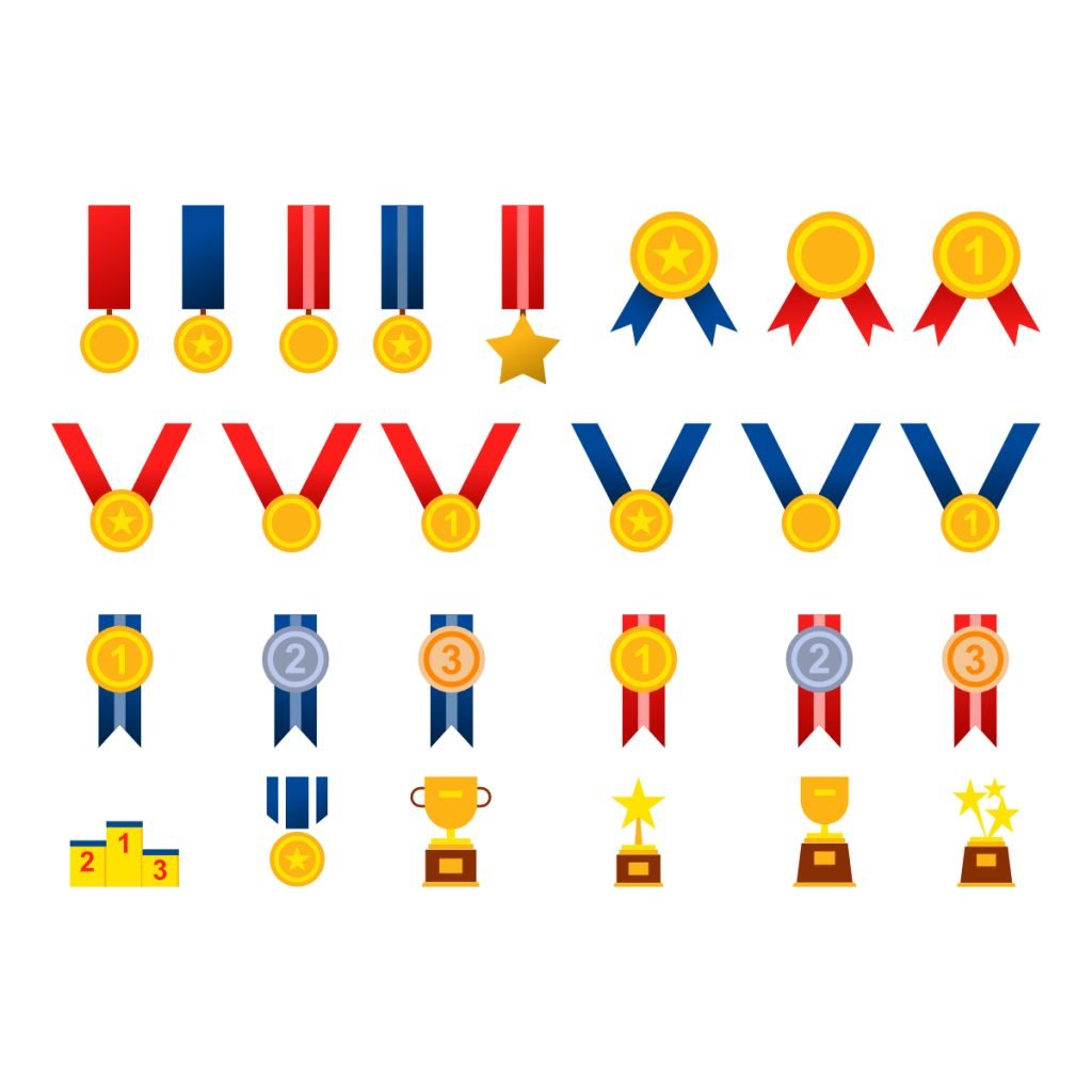 🥇 Free Trophies and awards vectors – GraphicsFamily