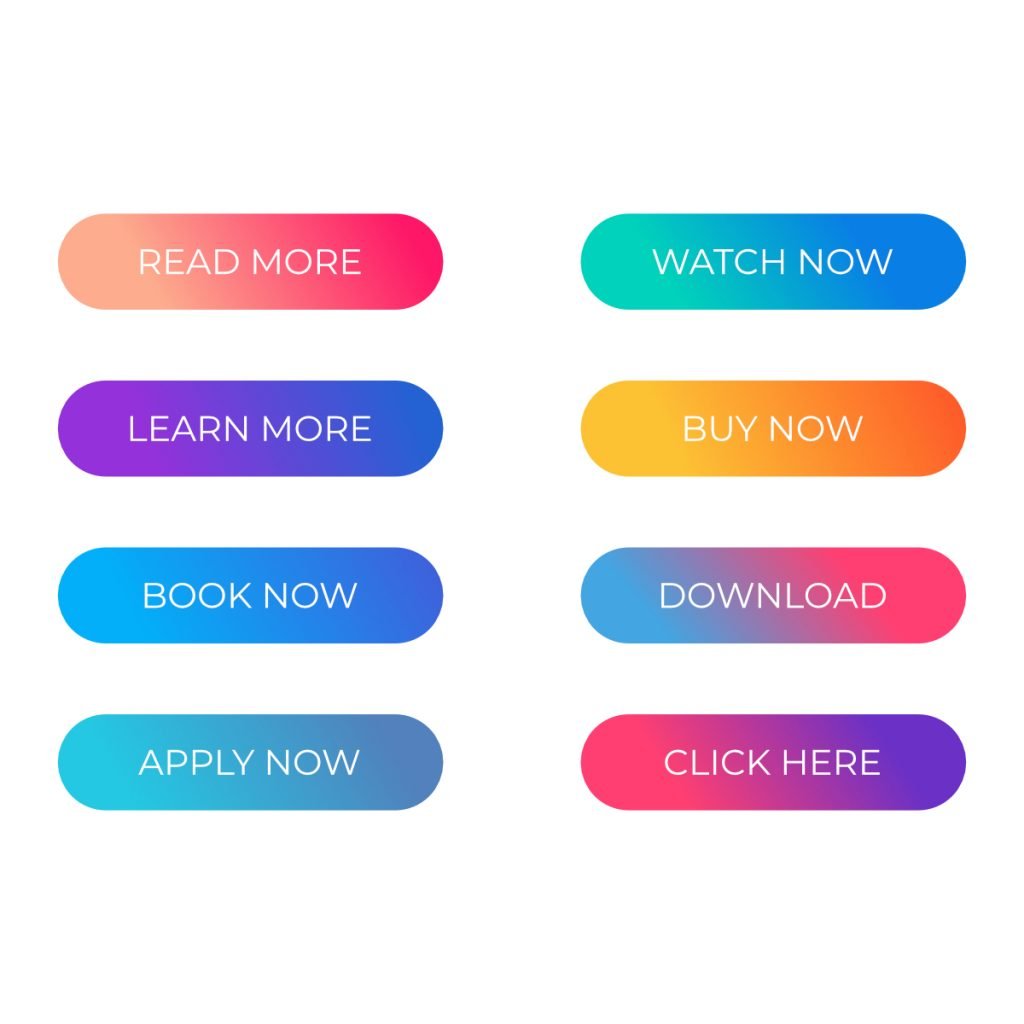 Free Set of Modern Material style buttons mobile app infographic ...