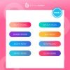 Free Set of Modern Material style buttons mobile app infographic ...