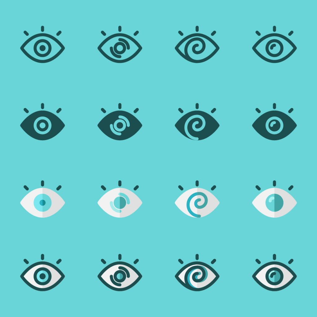 Different eyes icon collection – GraphicsFamily