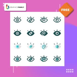 Different eyes icon collection – GraphicsFamily