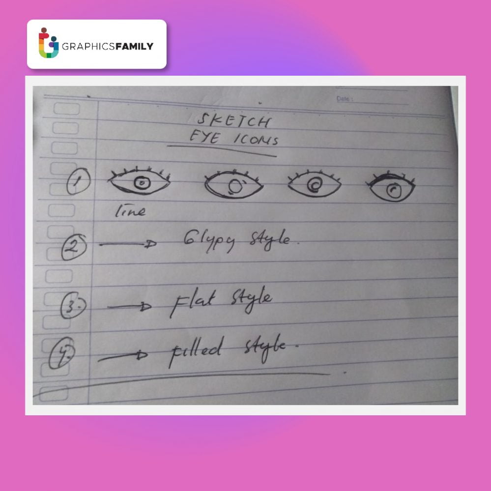 Different eyes icon collection – GraphicsFamily