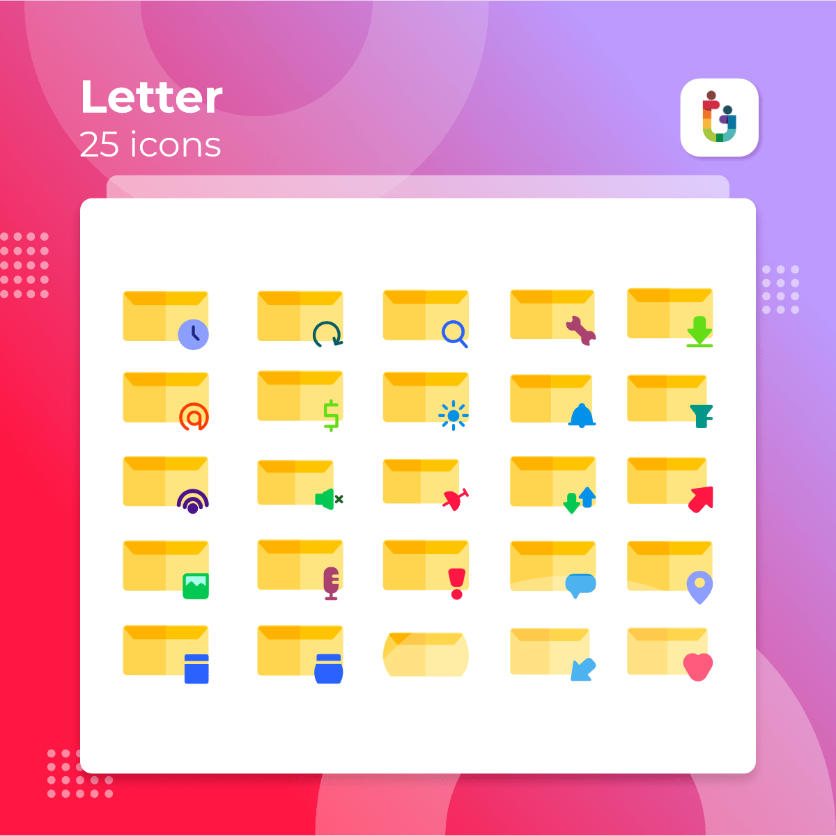 25 Best Letter Icons Free – GraphicsFamily