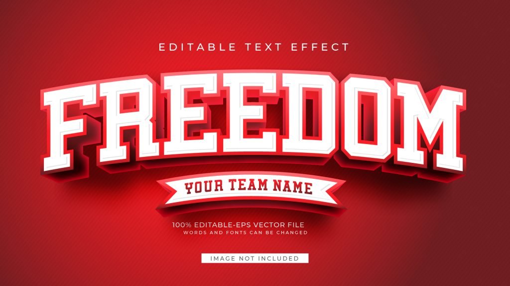 Free! 3D Bold Effect Text – GraphicsFamily