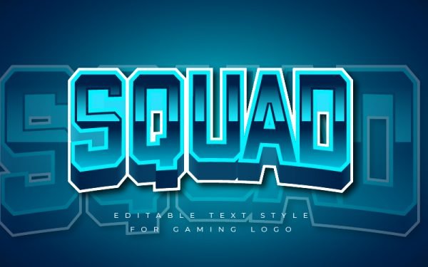 Blue Glow Gaming Text effect – GraphicsFamily