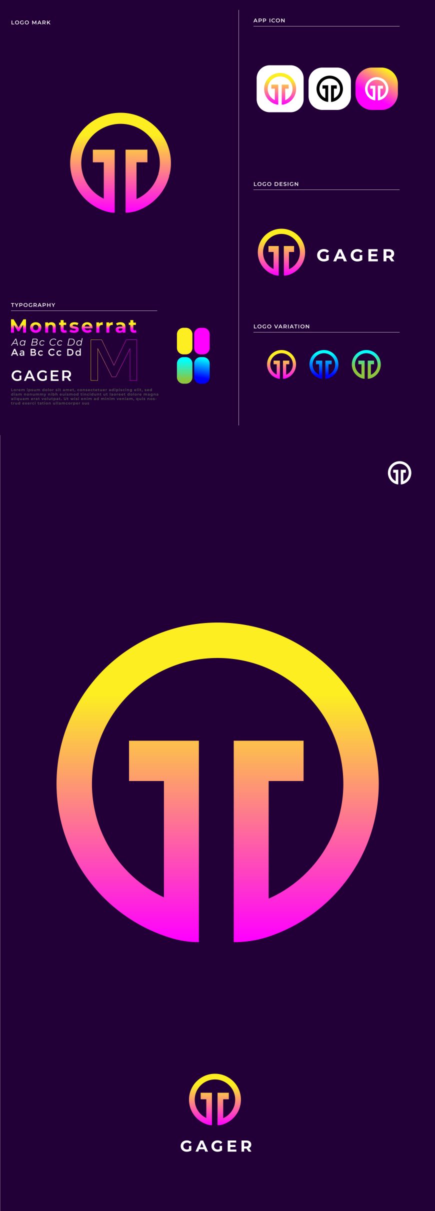 Gradients Logo Template – GraphicsFamily