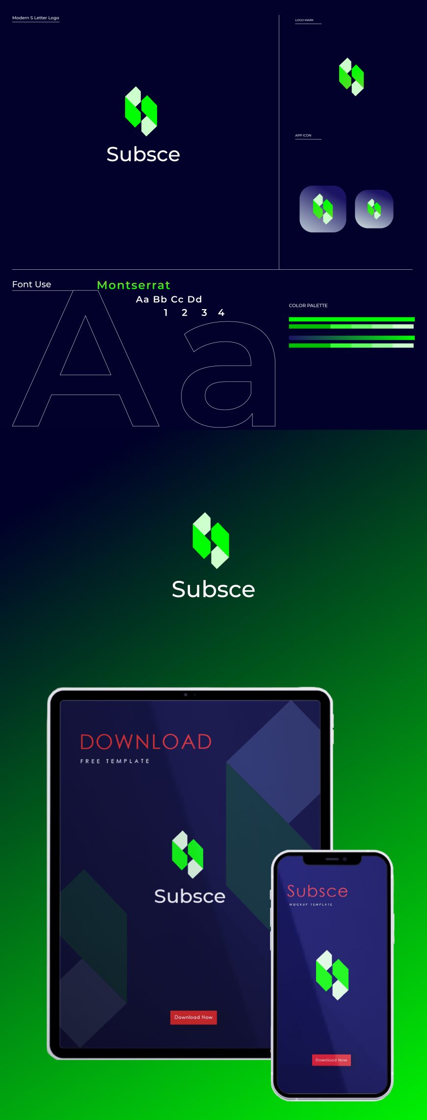 Modern S Letter Logo Template – GraphicsFamily