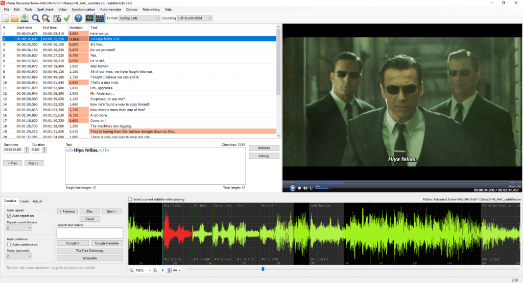 Subtitle Edit – a free (open source) editor for video subtitles – the ...