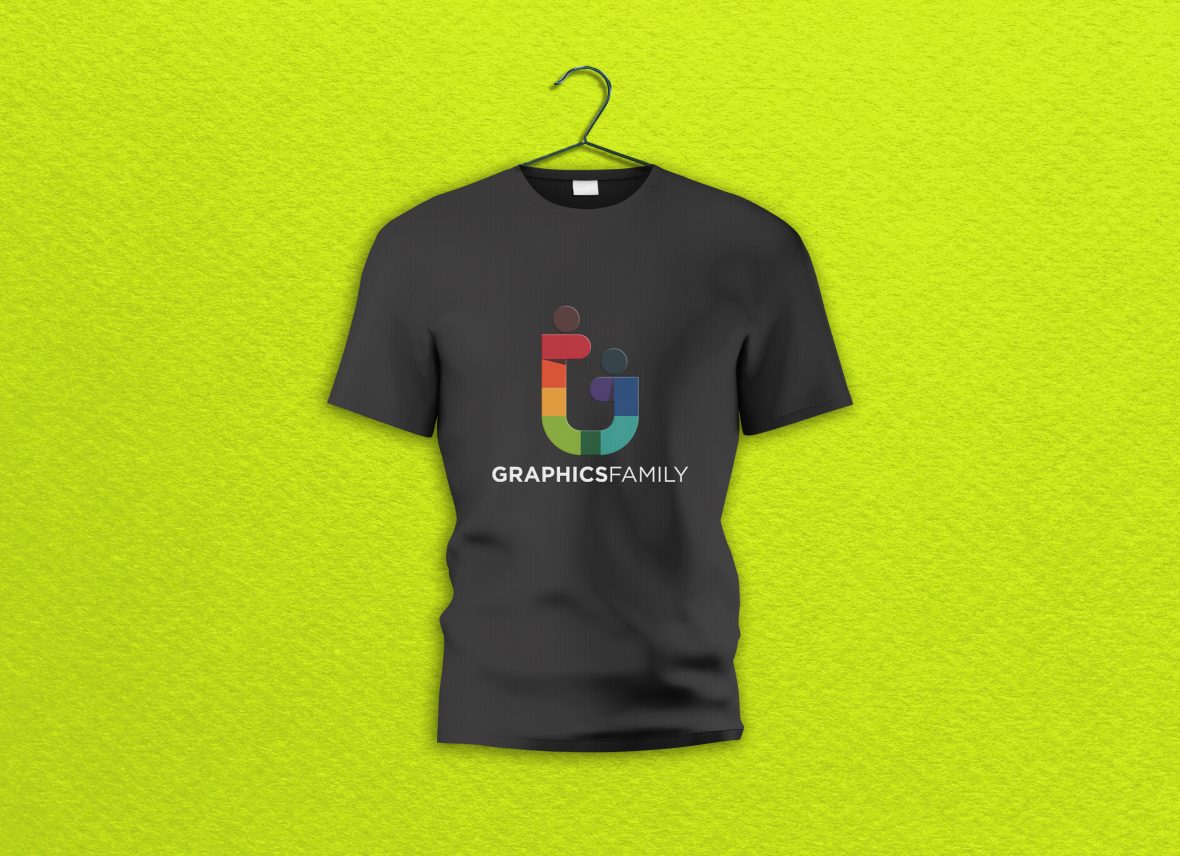 Free Realistic T-Shirt Mockup – GraphicsFamily