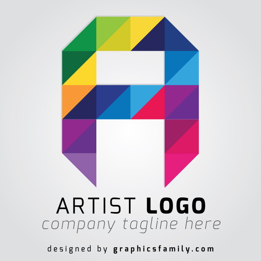 Letter A Logo Template – Free Alphabet Logo Template with .ai source ...