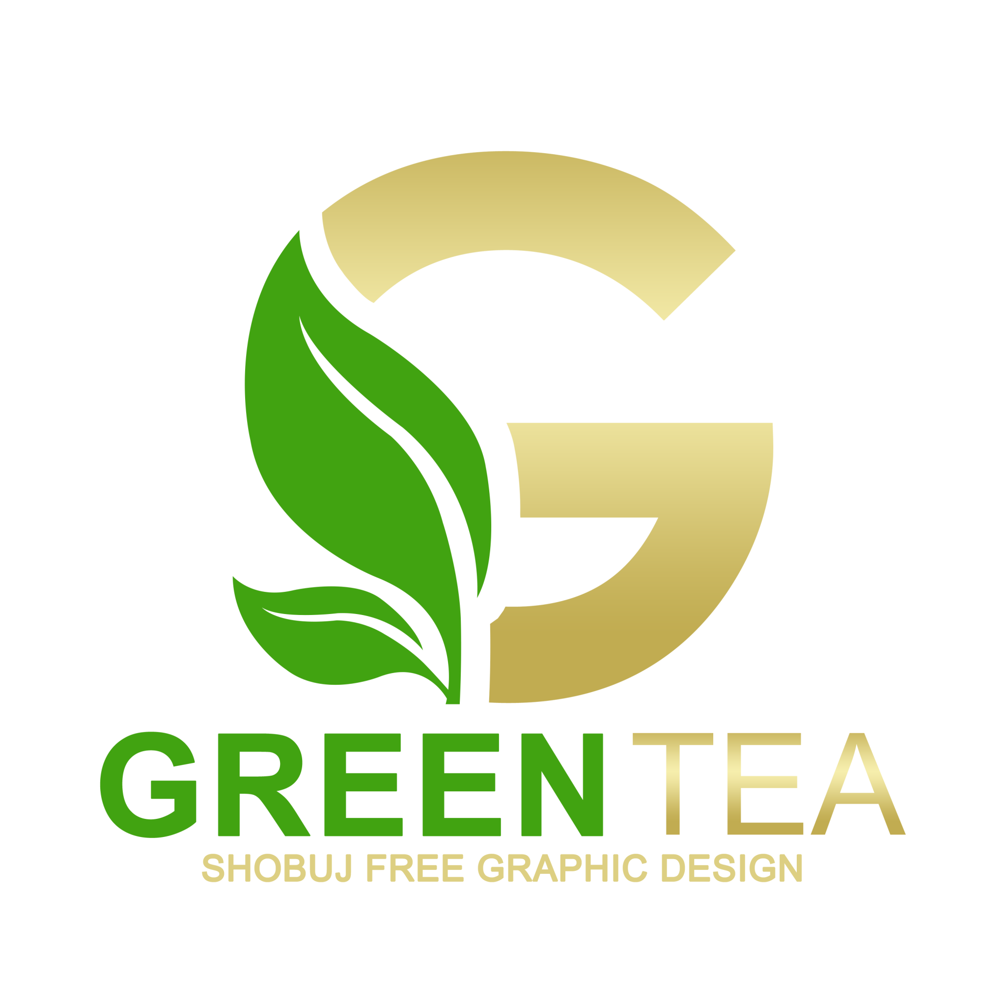 Green Tea Vector Logo Design – GraphicsFamily