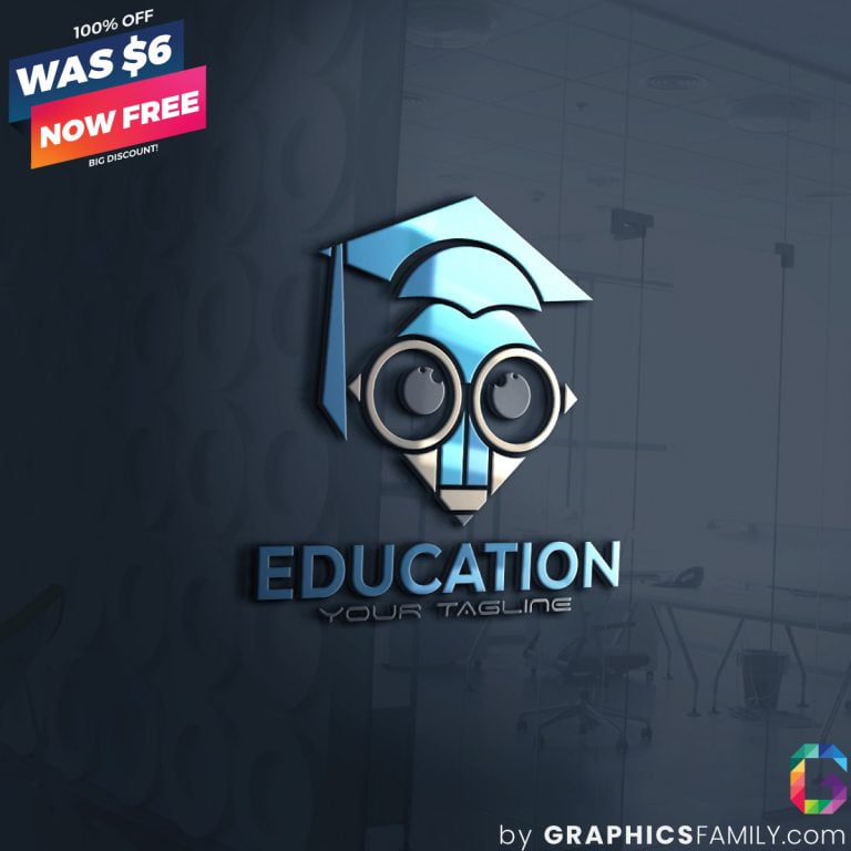 Institute and Education Logo – GraphicsFamily