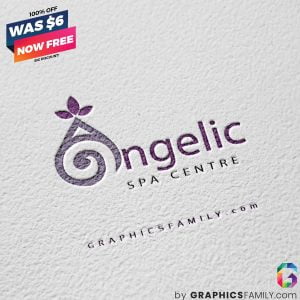 Angelic Spa Centre Logo Template – GraphicsFamily