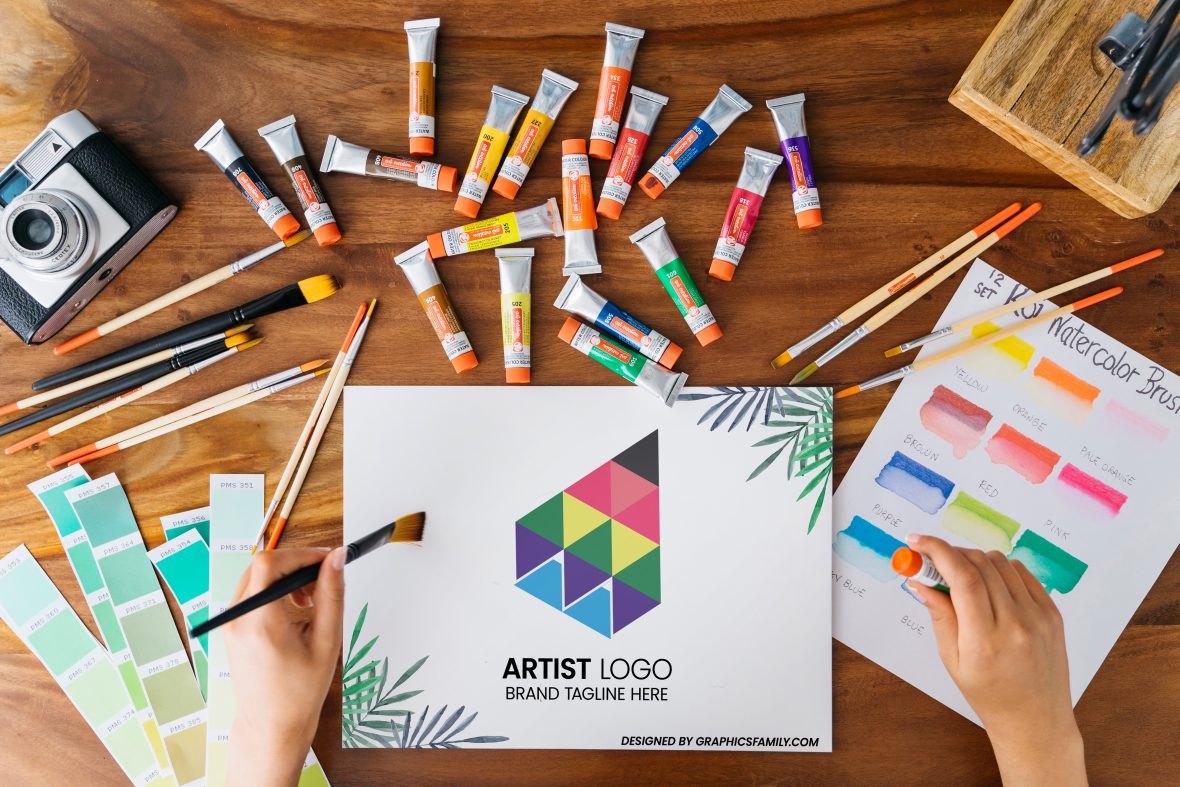 Creative Artist Logo Template – GraphicsFamily