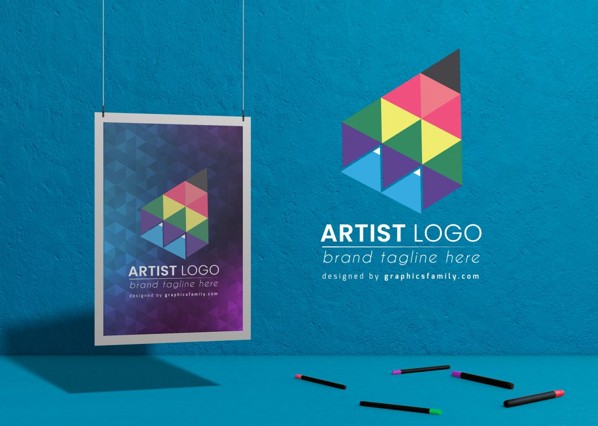 Creative Artist Logo Template – GraphicsFamily