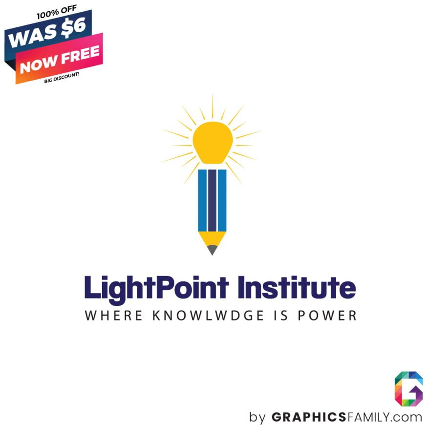 LightPoint Institute Logo Template – GraphicsFamily