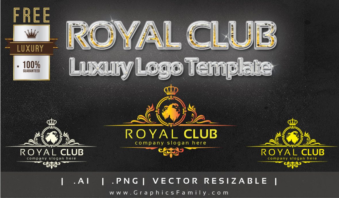 Royal Club Luxury Logo Template – GraphicsFamily
