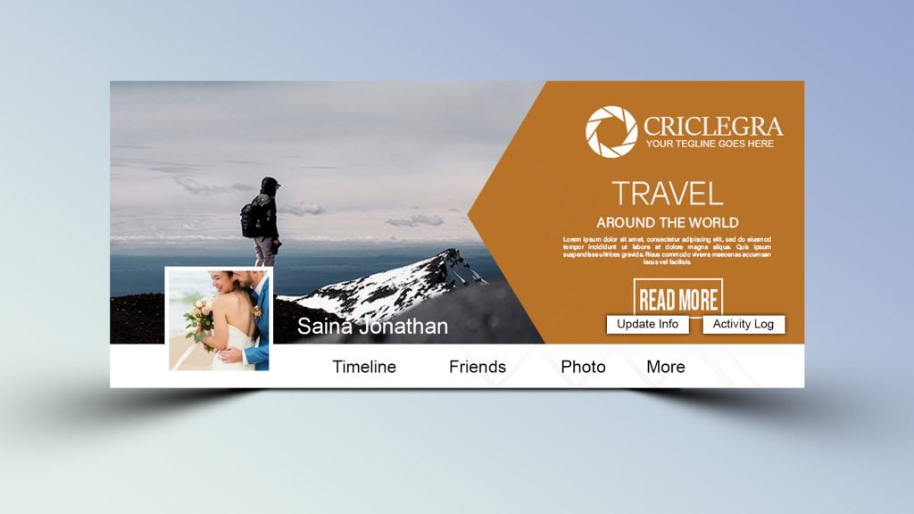 Around the World PSD Facebook Cover Template – GraphicsFamily